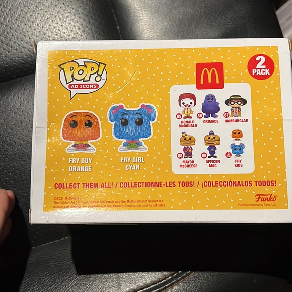 Funko | Other | New Funko Pop Mcdonalds Fry Kids Fry Guy Orange Fry ...